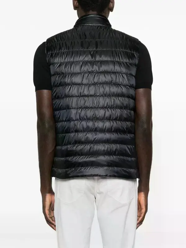 Herno Reversible Quilted Vest - Black