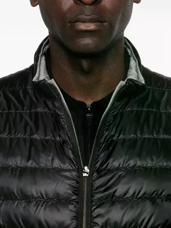 Herno Reversible Quilted Vest - Black