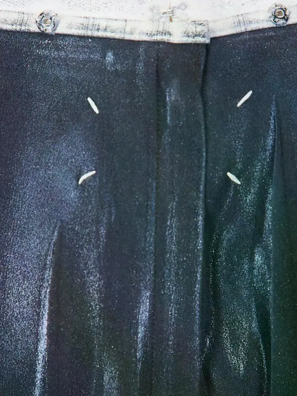 MAISON MARGIELA Four-stitch Midi Skirt - Blue