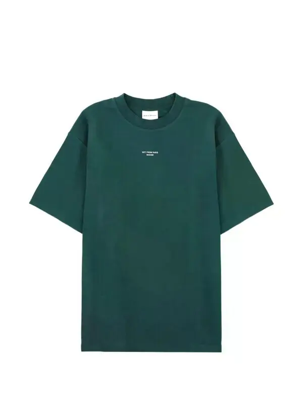 Drole De Monsieur Le T-shirt Slogan T-shirt - Green