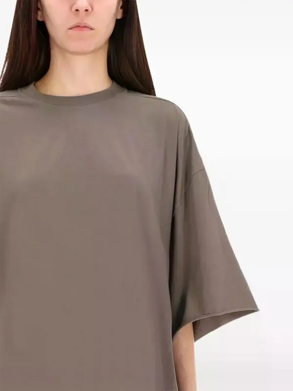 Rick Owens Raw-cut T-shirt - Grey