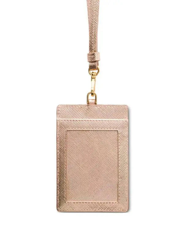 Prada Leather Badge Holder