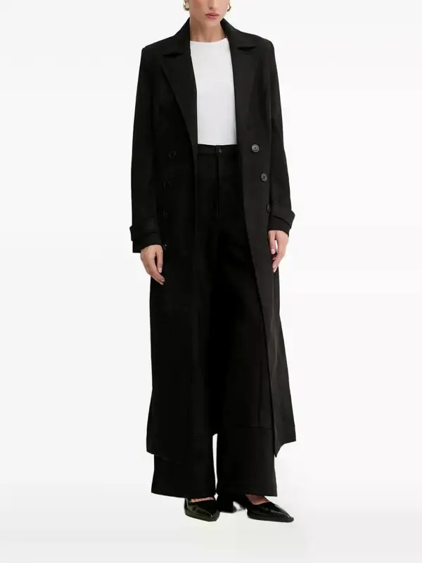 Bardot Double-breasted Tie Coat