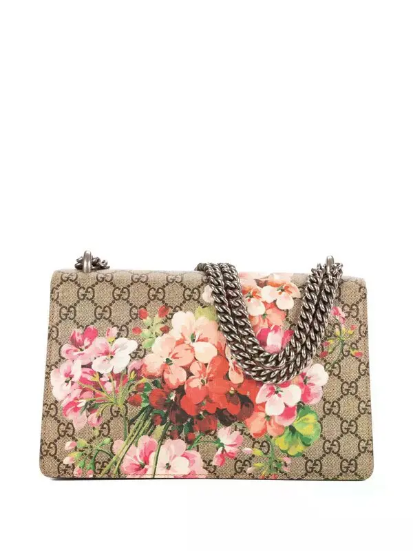 Gucci Dionysus Floral-print Shoulder Bag - Neutrals