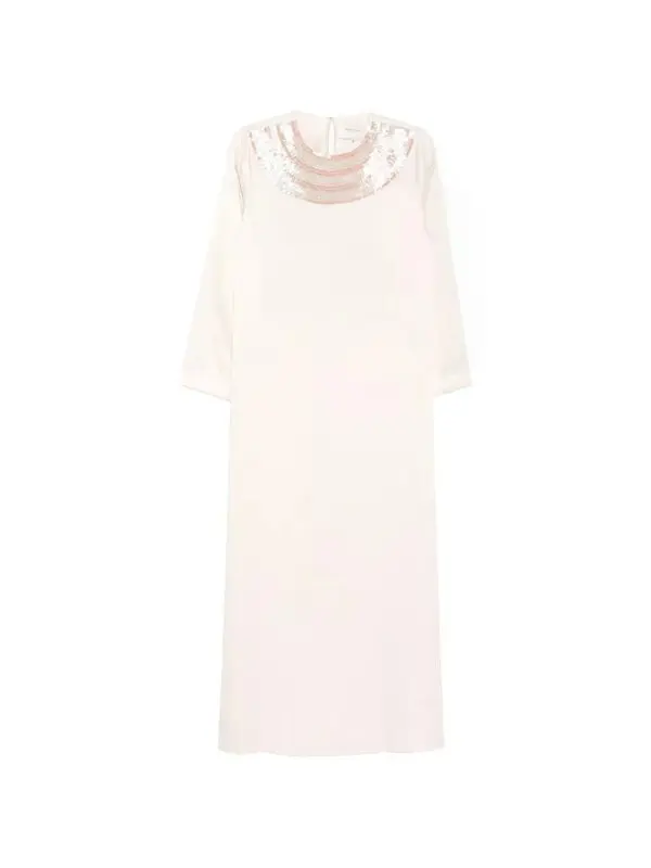 SHATHA ESSA Paillette-embellished Maxi Dress