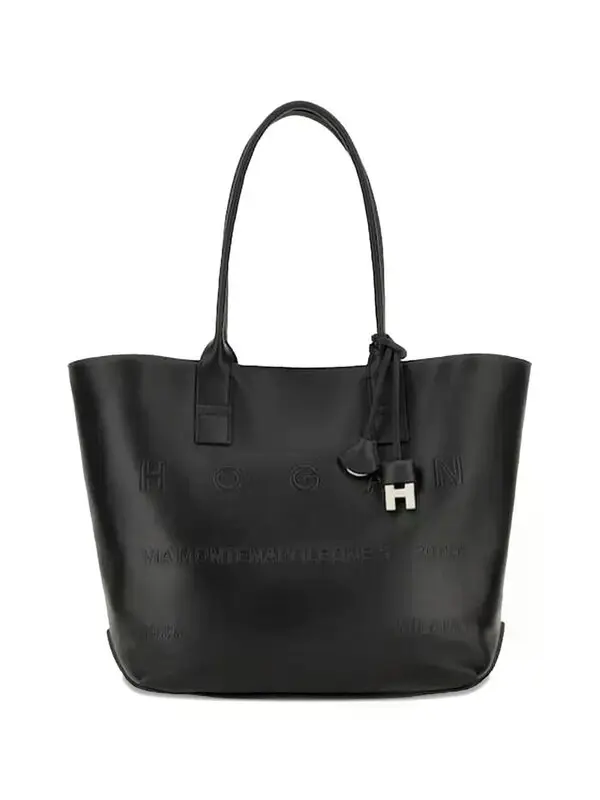 Hogan Address Logo Tote - Black
