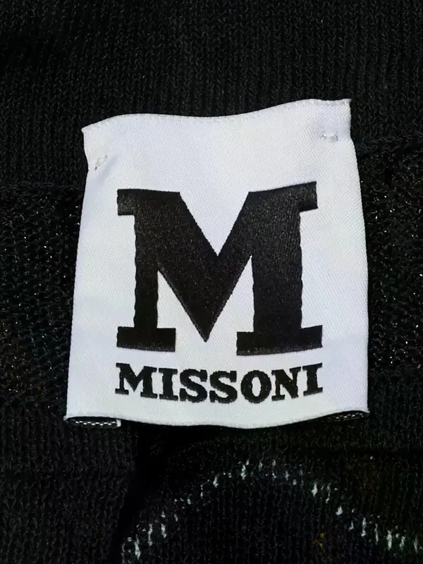 Missoni Knit Sleeveless Top - Black