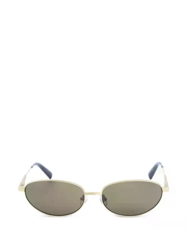 Jacquemus Oval-frame Sunglasses - Gold