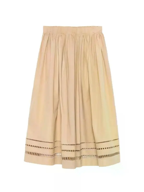 Ermanno Scervino Tie-waist Midi Skirt - Neutrals