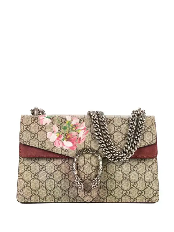 Gucci Small Dionysus Floral-print Shoulder Bag - Neutrals