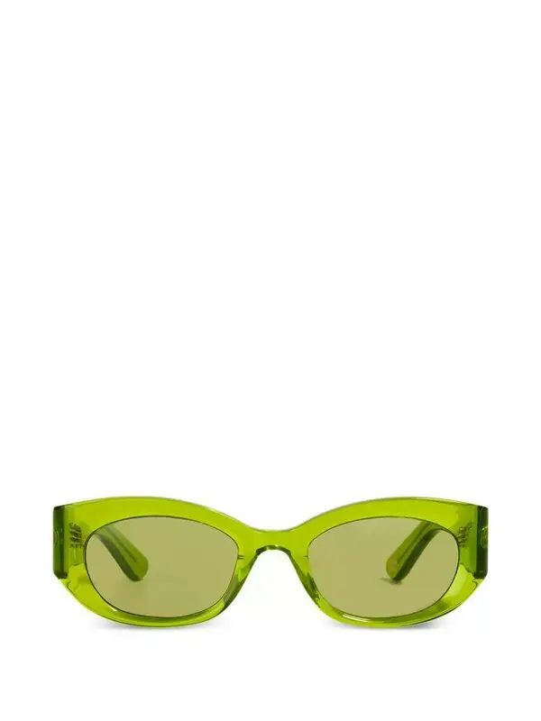 GANNI X Ace & Tate Xena Sunglasses - Green