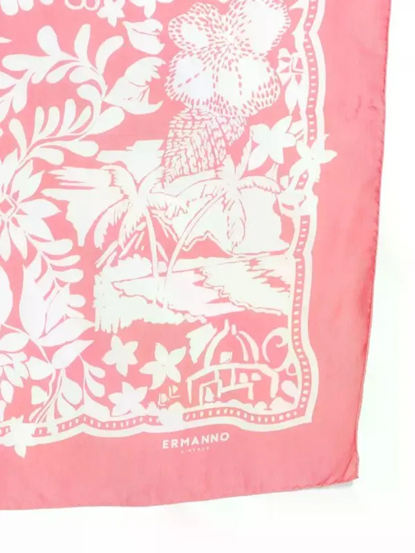 ERMANNO FIRENZE Floral-print Scarf