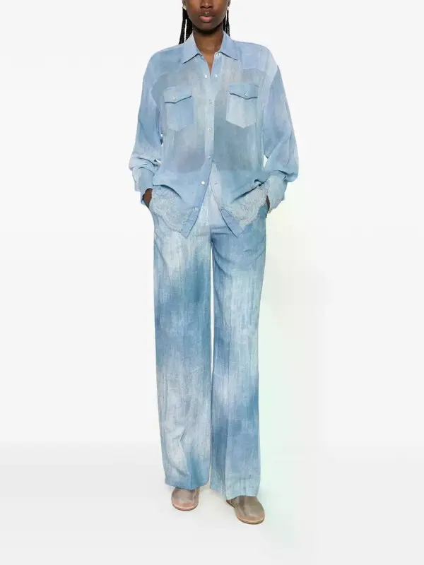 ERMANNO FIRENZE Tie-dye Trousers