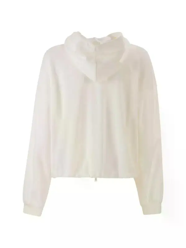 Brunello Cucinelli Cotton Jersey Zip-up Hoodie - Neutrals