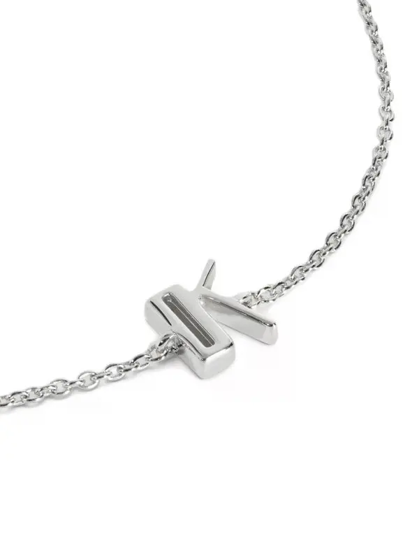 Monica Vinader Initial K Chain Bracelet - Silver