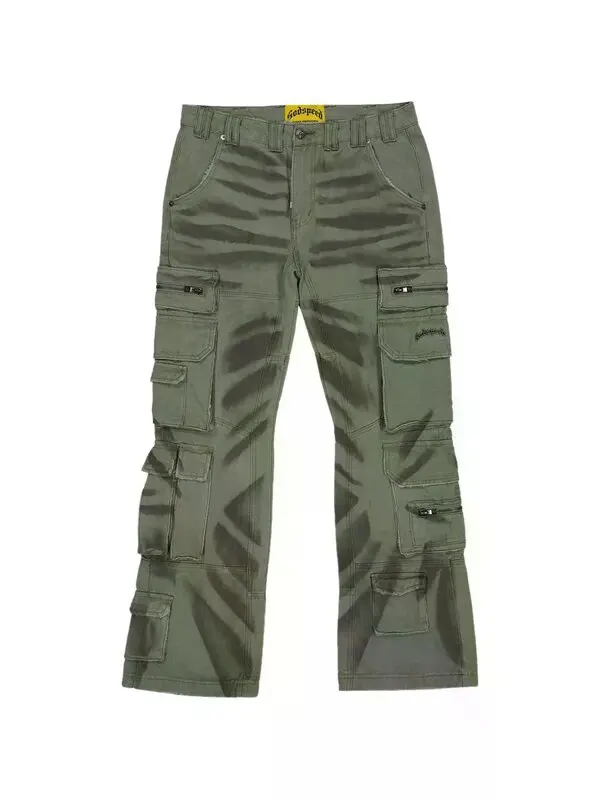 GODSPEED Flared Cargo Trousers