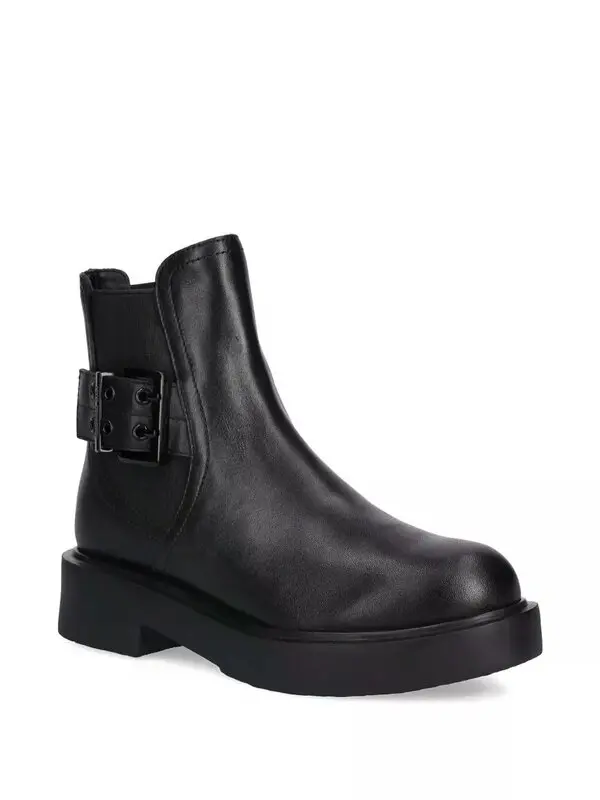 Moschino Buckle-strap Ankle Boots