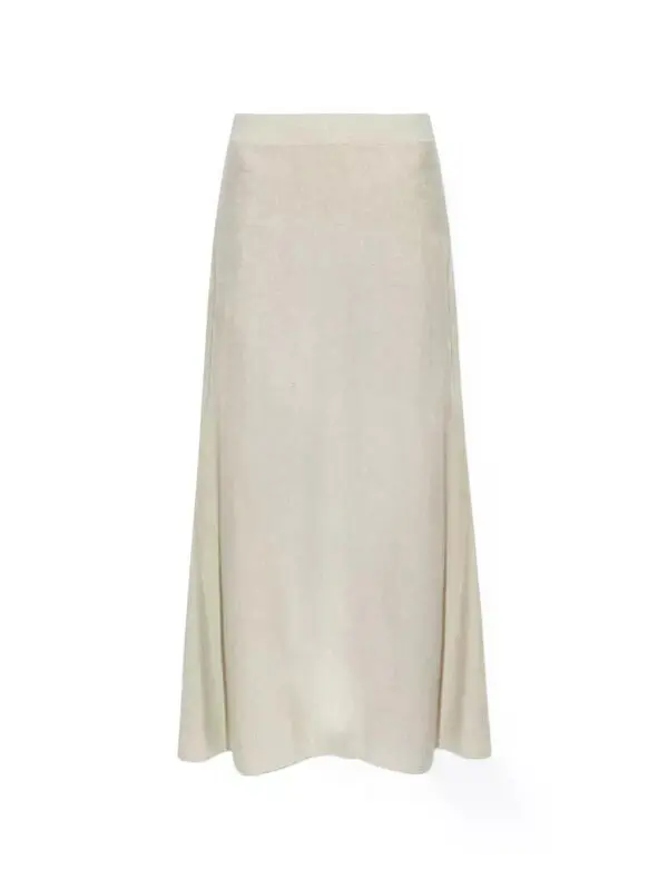 LISA YANG Torie Midi Skirt - Neutrals