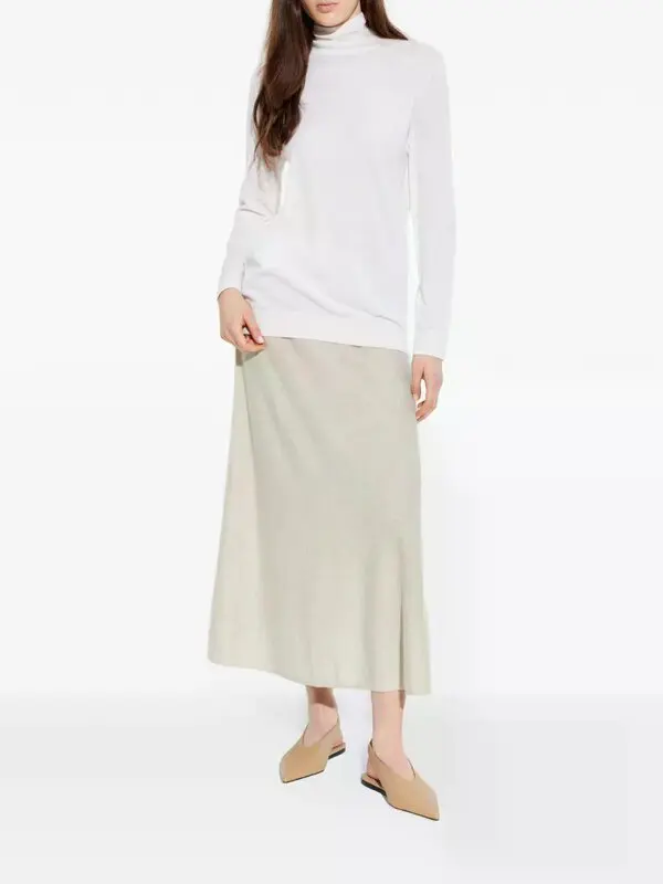 LISA YANG Torie Midi Skirt - Neutrals