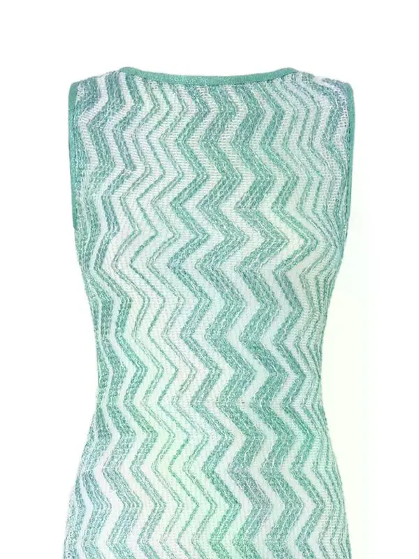 green emerald velvet dress Size 4 1940s Summer Dress - Mint Green Chevron Stripe Cotton main image 0