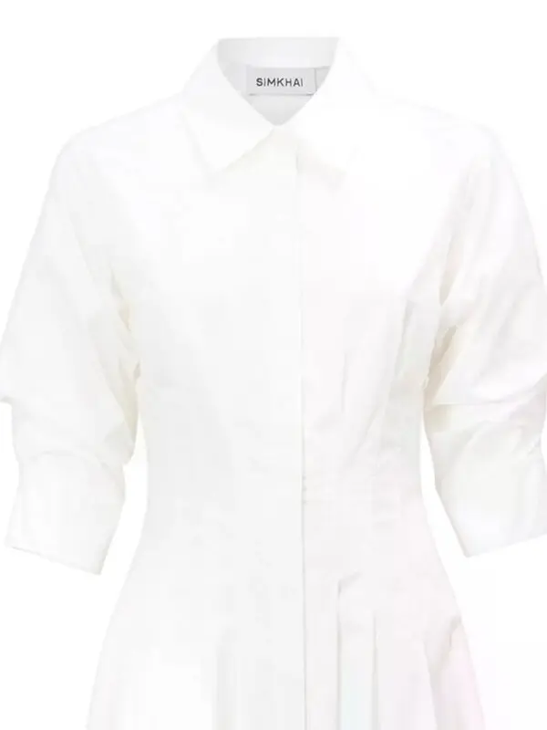 Simkhai Jazz Shirt Dress - White