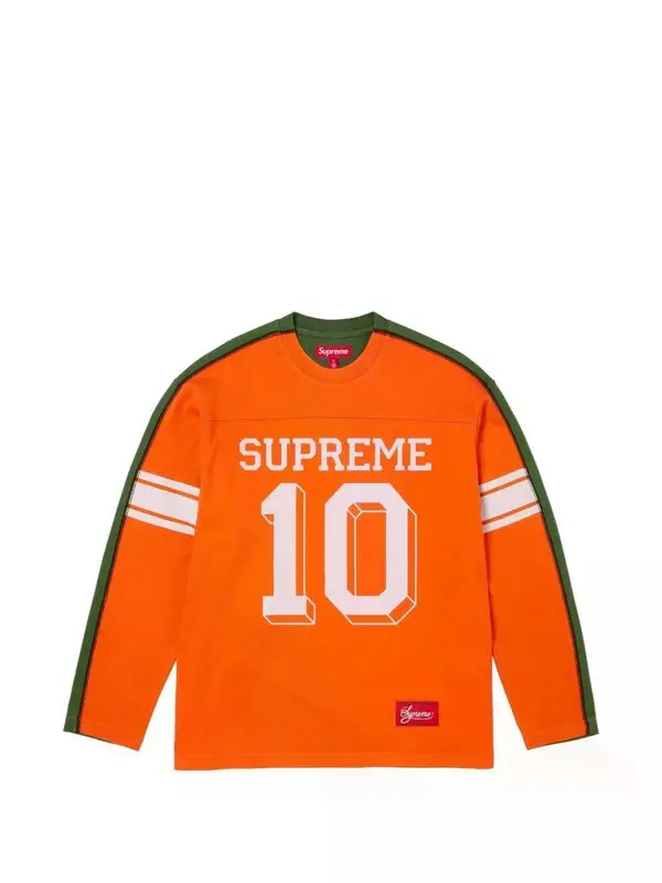 Supreme Split Long-sleeved Sweater - Orange