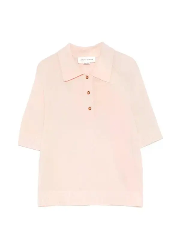 Victoria Beckham Buttoned Polo Top