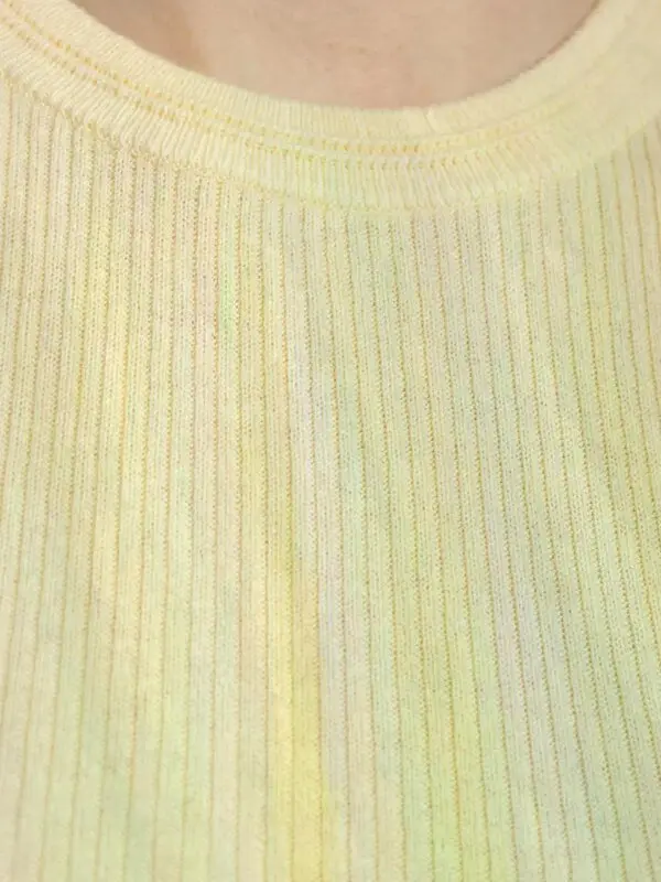 LISA YANG Amya Ribbed Top - Yellow