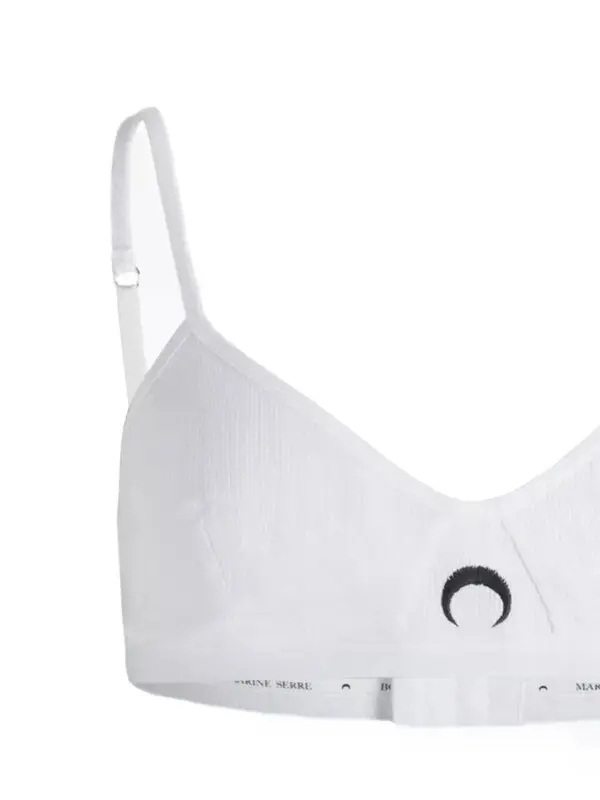 MARINE SERRE Organic Cotton Bra