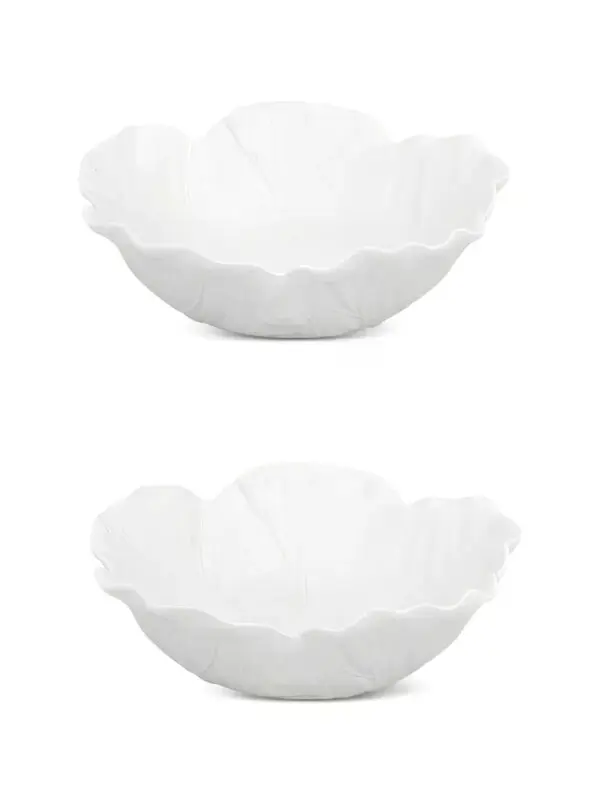 BORDALLO PINHEIRO Medium Cabbage Leaf Bowl - White