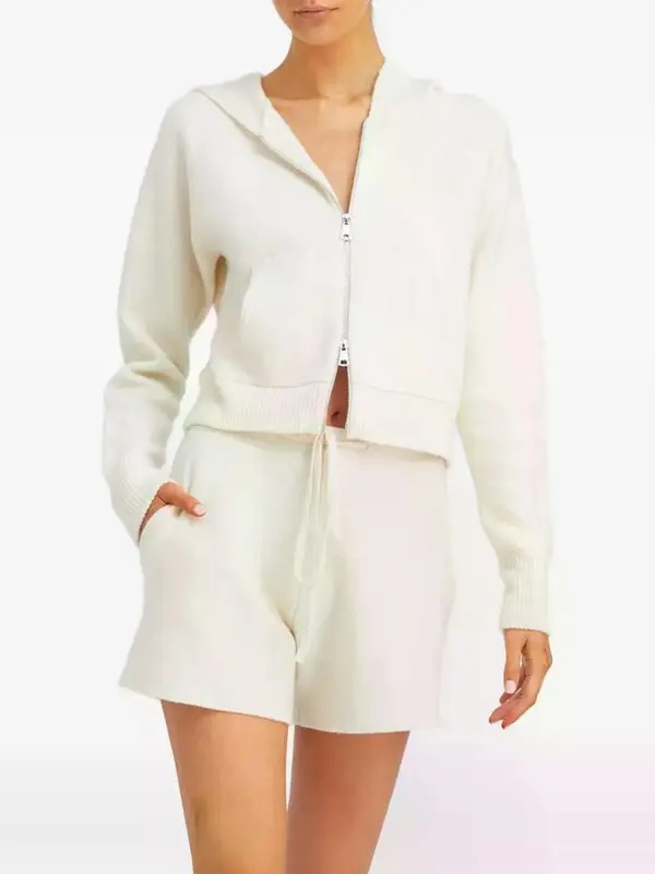 Sprwmn Tie Waist Tailored Shorts