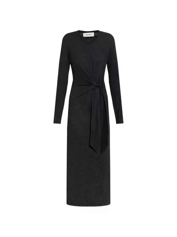 LISA YANG Alayne Long-sleeve Midi Dress - Grey