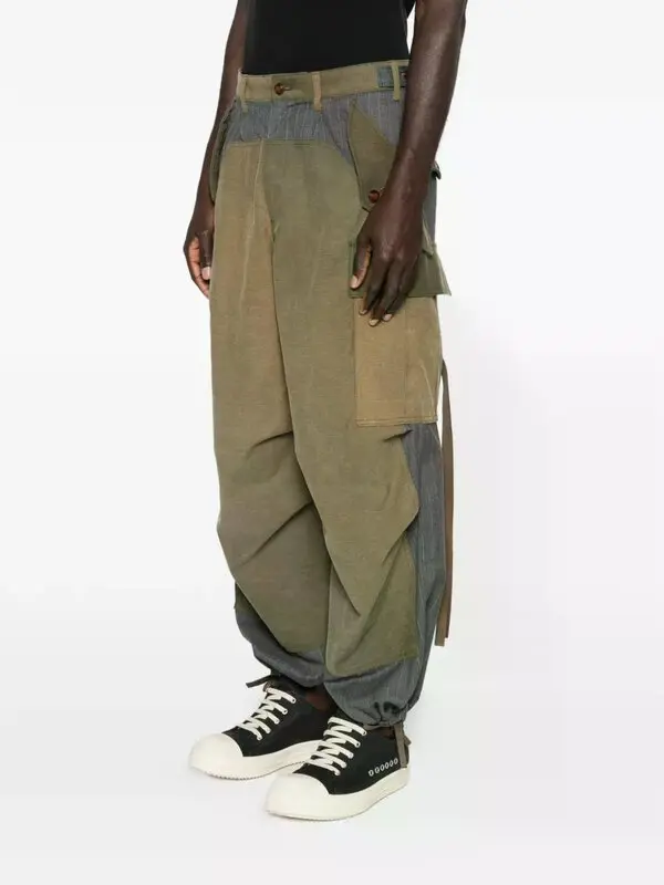 KHOKI Pocket Striped Trousers