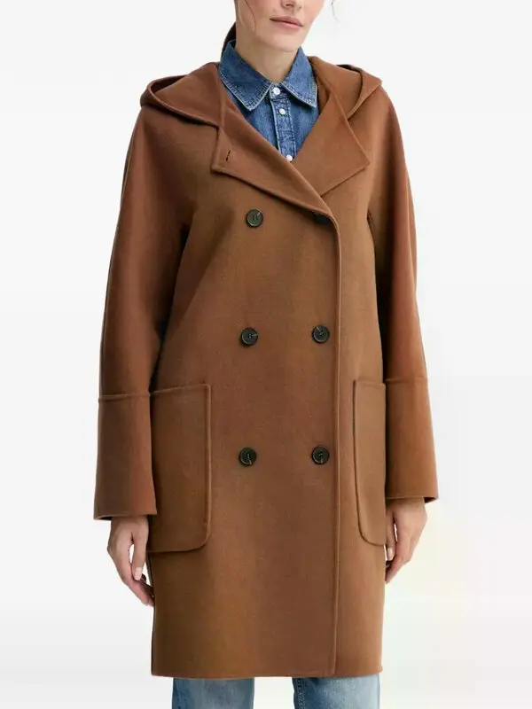 Marc O'polo Hooded Double-breasted Coat