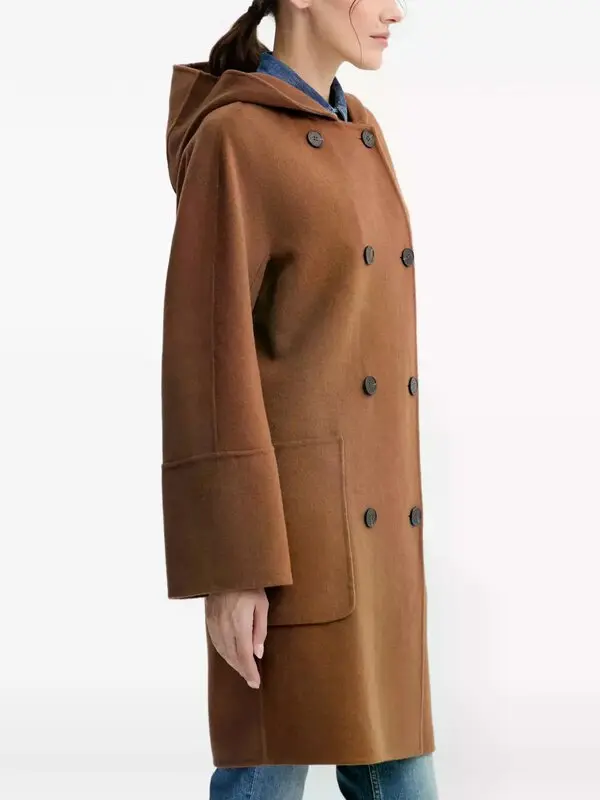 Marc O'polo Hooded Double-breasted Coat