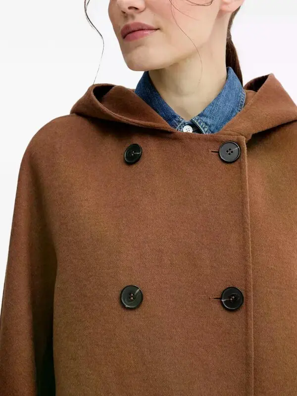 Marc O'polo Hooded Double-breasted Coat
