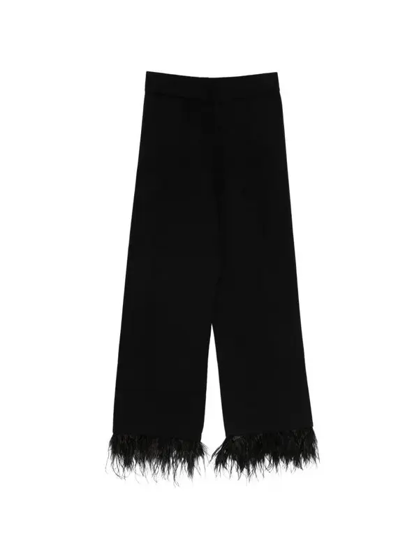 PHILO-SOFIE Feather-hem Trousers