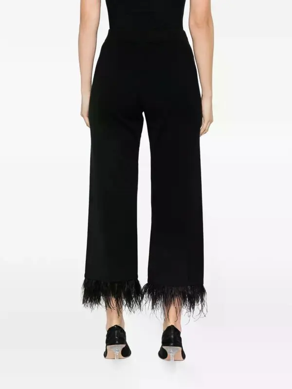 PHILO-SOFIE Feather-hem Trousers