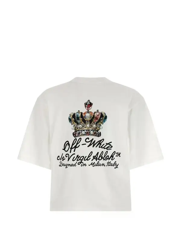 Off-White Royal Crown Print T-shirt