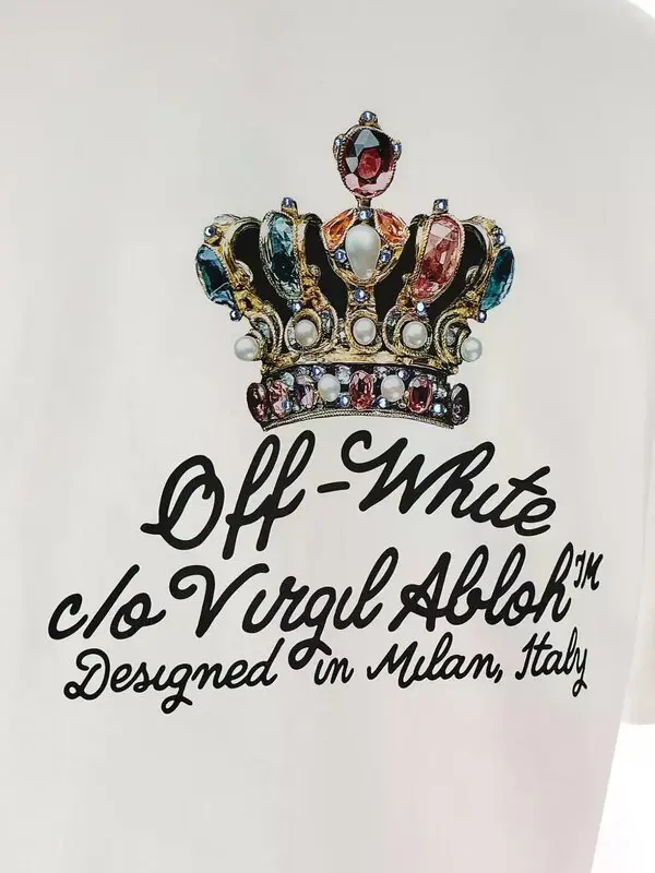 Off-White Royal Crown Print T-shirt