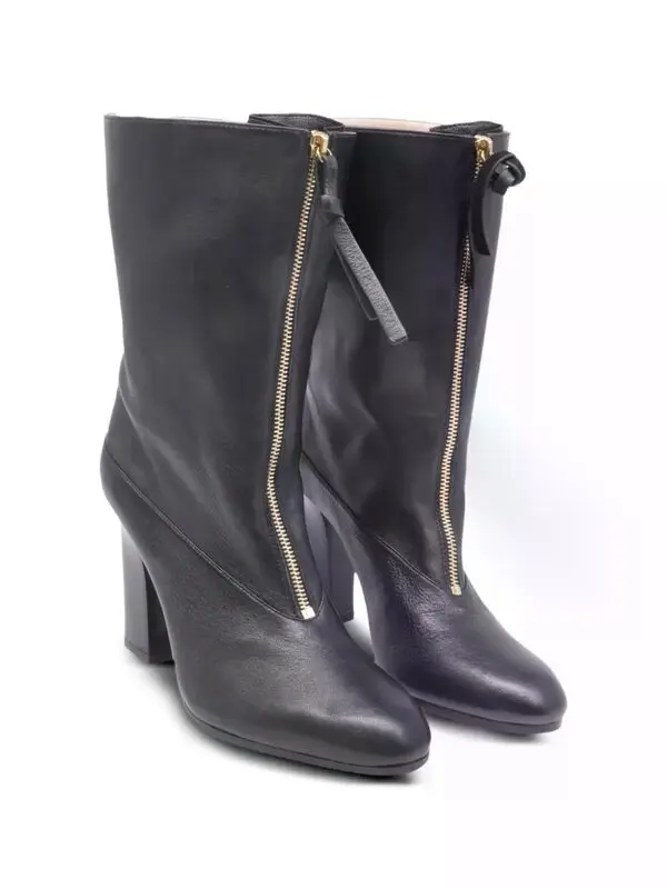 STUART WEITZMAN Front-zipped Heeled Boots
