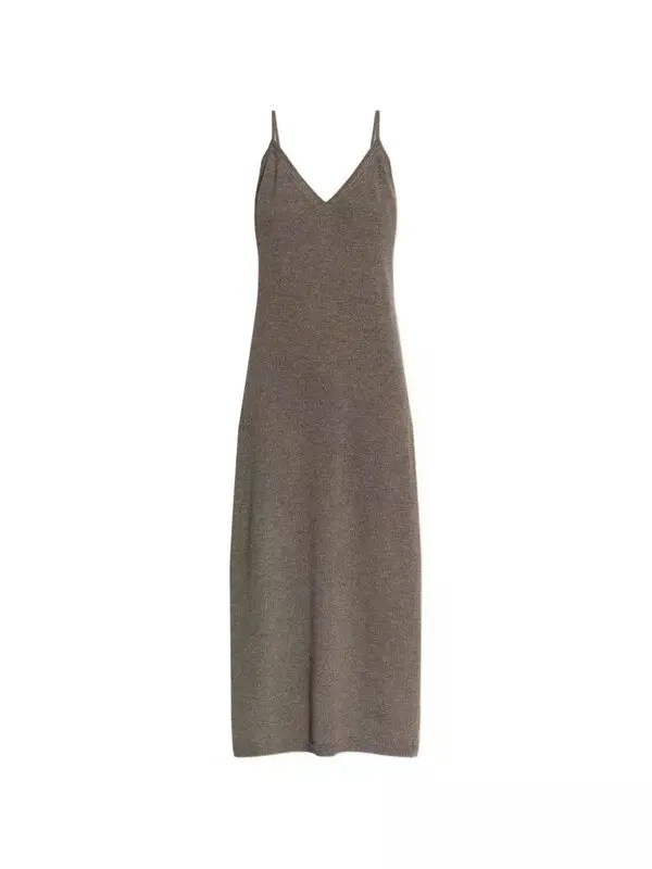 LISA YANG Marlie V-neck Midi Dress
