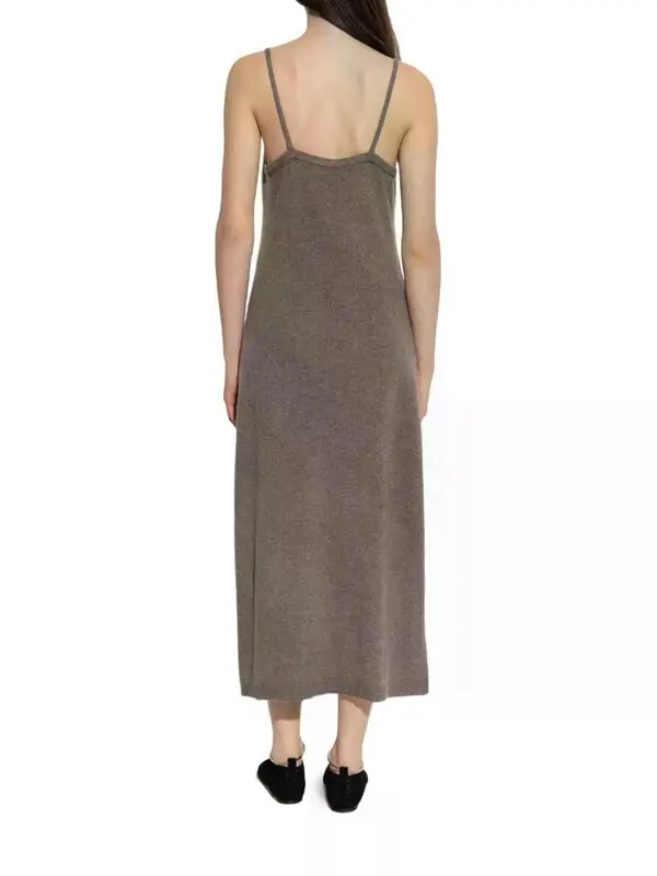 LISA YANG Marlie V-neck Midi Dress