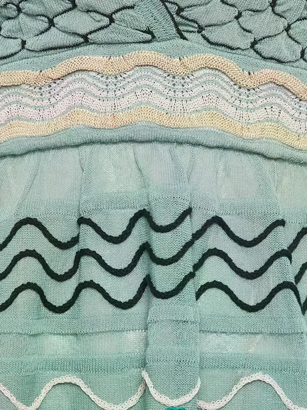 Missoni Knitted V-neck Top - Blue
