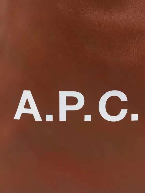 A.p.c. Logo-detail Shoulder Bag - Brown