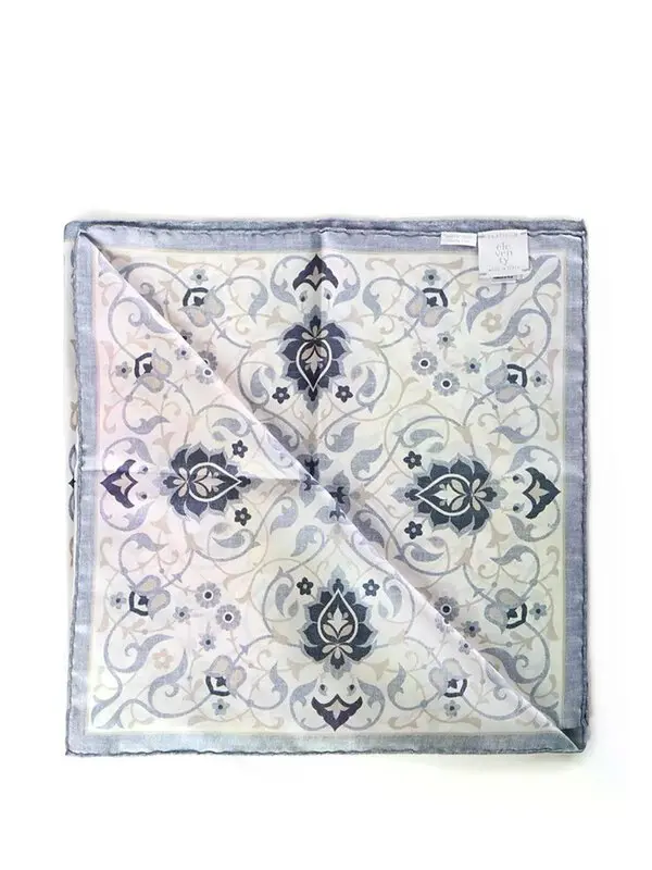 Eleventy Geometric-print Scarf