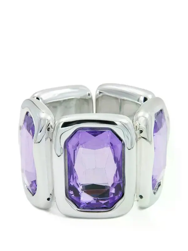Essentiel Antwerp Glass Rhinestone Bracelet - Silver