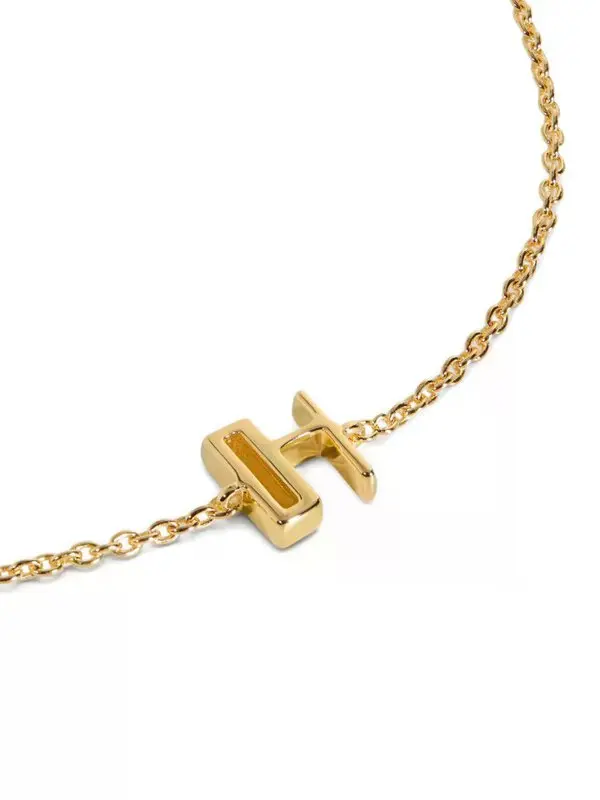 Monica Vinader Initial H Chain Bracelet - Gold