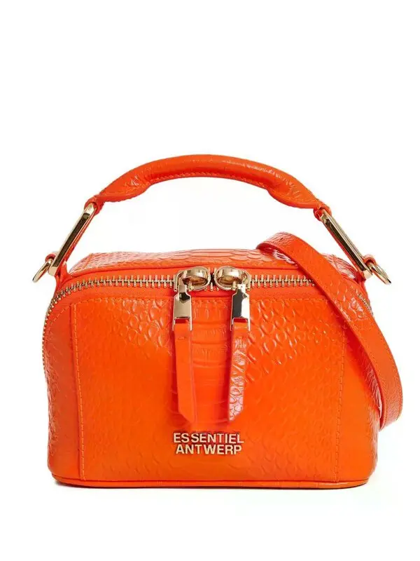 Essentiel Antwerp Croco-effect Zipped Tote Bag