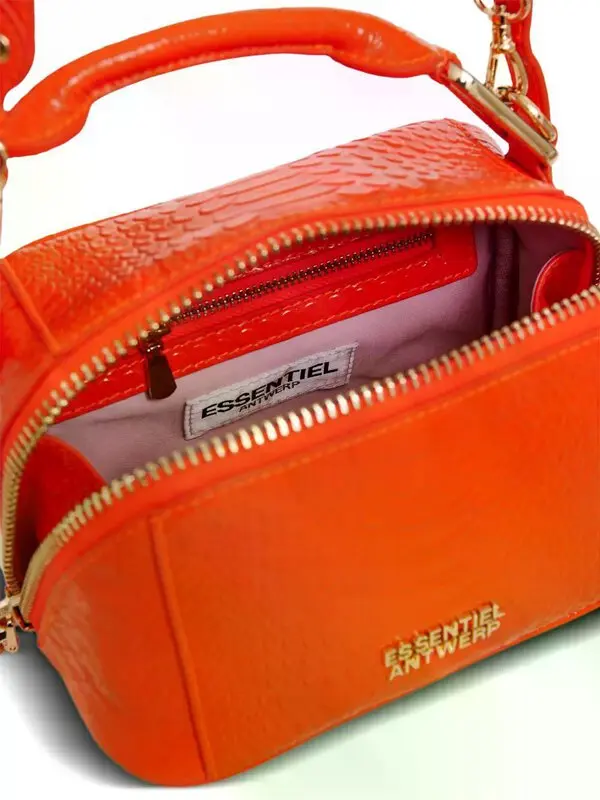 Essentiel Antwerp Croco-effect Zipped Tote Bag